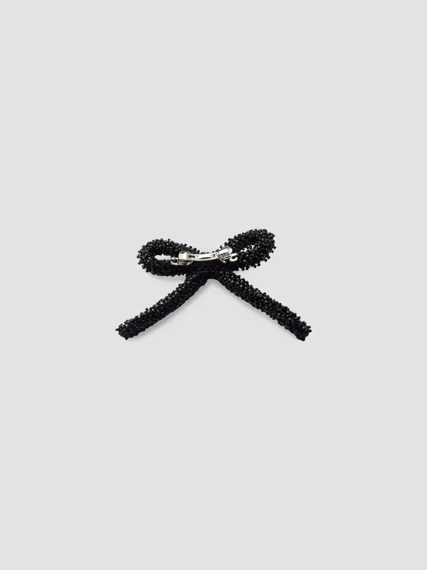 Prada Hair Clip With Crystals