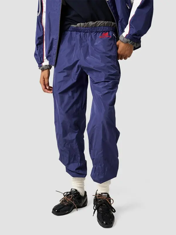 Miu Miu New Balance X With Coco Gauff Technical Poplin Joggers - Blue
