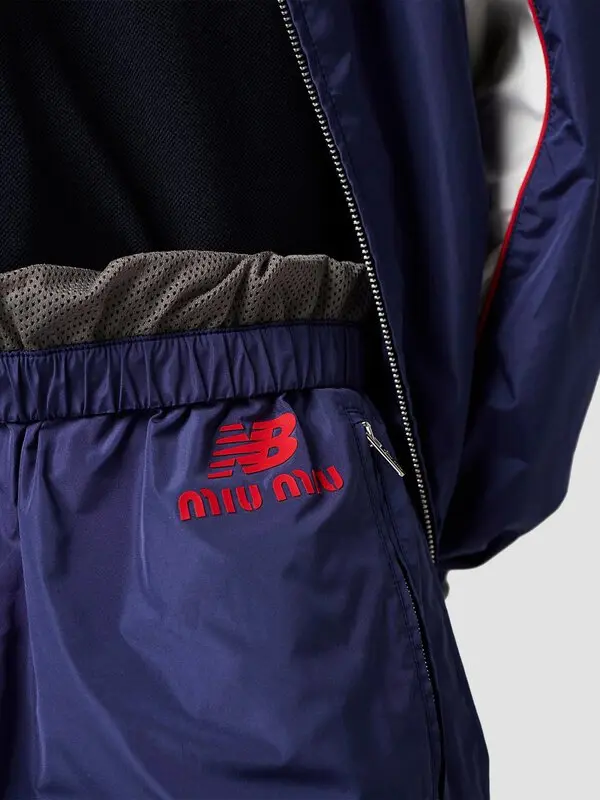 Miu Miu New Balance X With Coco Gauff Technical Poplin Joggers - Blue