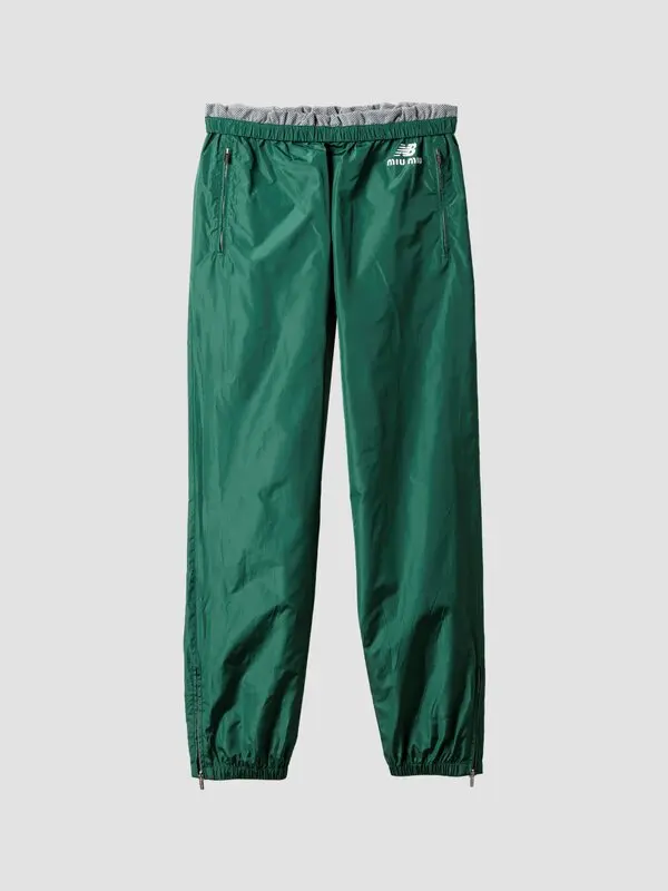 Miu Miu New Balance X With Coco Gauff Technical Poplin Joggers - Green