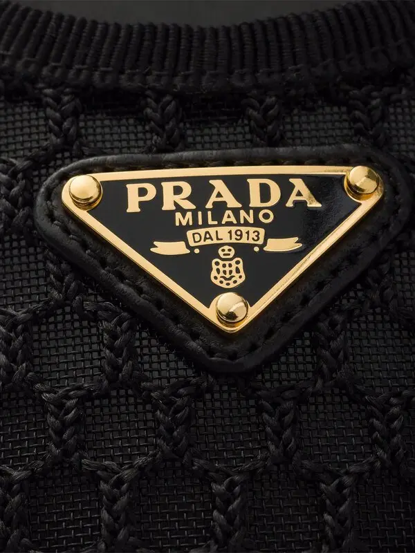 Prada Low Heel Mesh Fabric Ballerinas