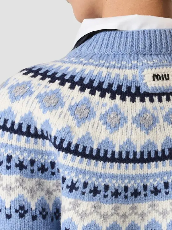 Miu Miu Wool Crew-neck Sweater