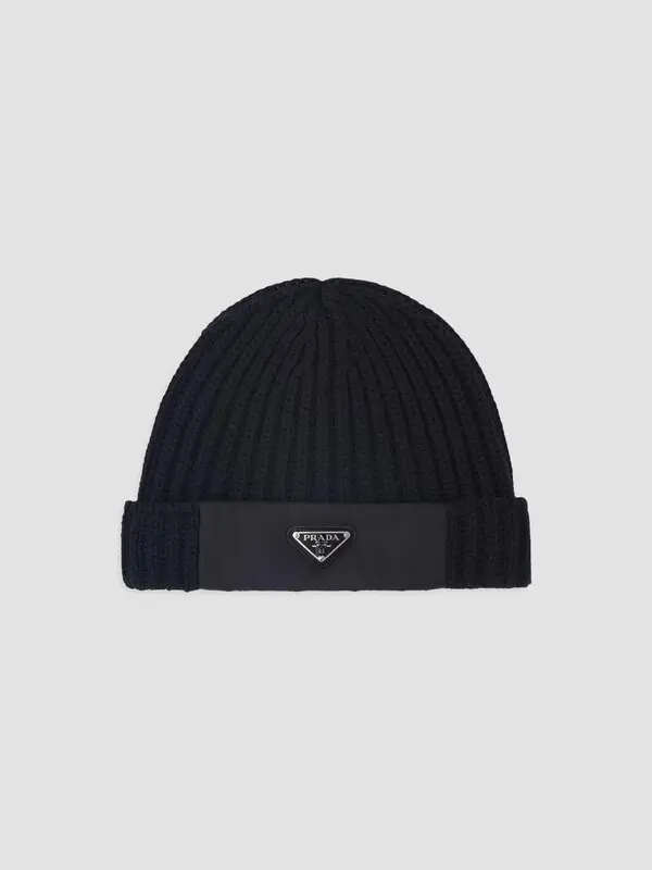 Prada Wool And Re-nylon Beanie