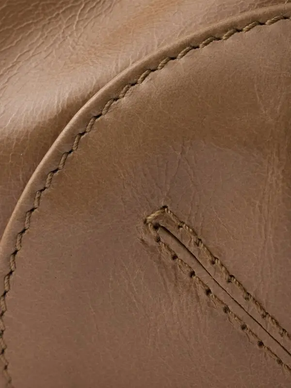Prada Bonnie Leather Mini Top Handle Bag - Medium Brown