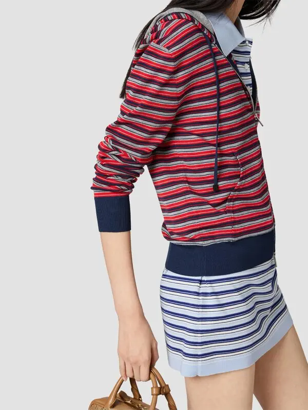 Miu Miu Wool Hoodie Sweatshirt