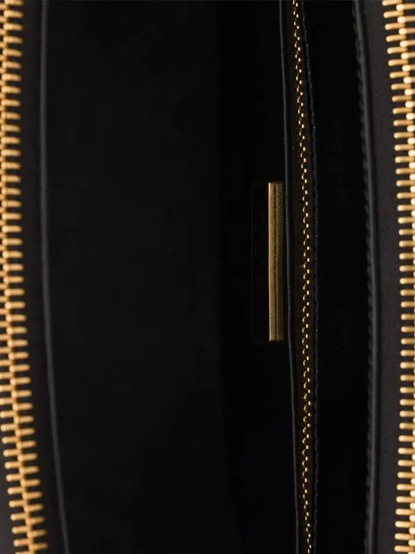 Prada Galleria Small Saffiano Leather Top Handle Bag - Black