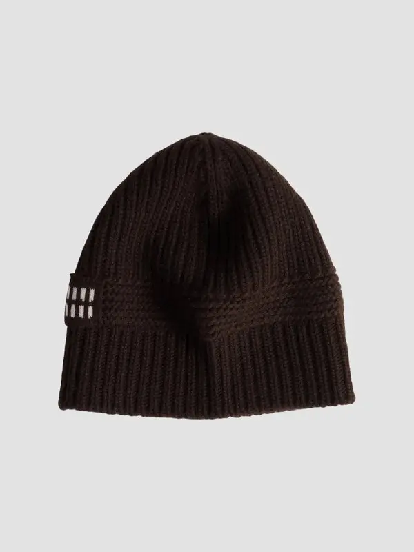 Miu Miu Knit Beanie - Brown