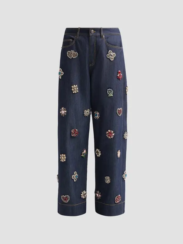 Cinq À Sept Baroque Embellished Hayden Jeans