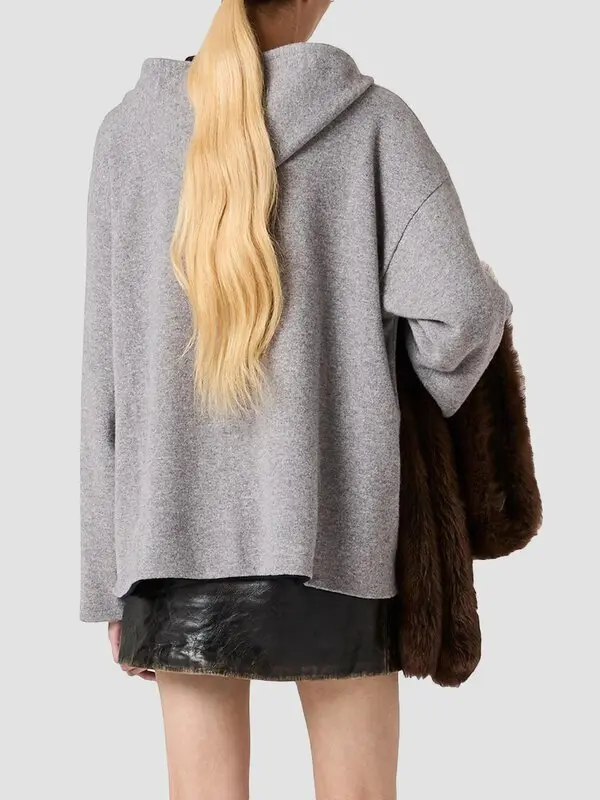 Miu Miu Cashmere Cardigan Hoodie