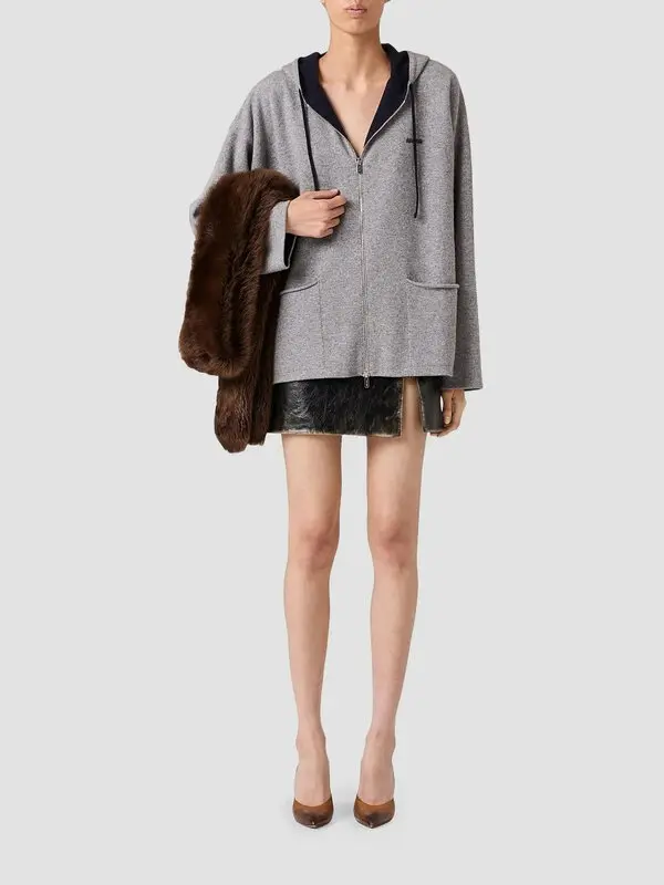 Miu Miu Cashmere Cardigan Hoodie