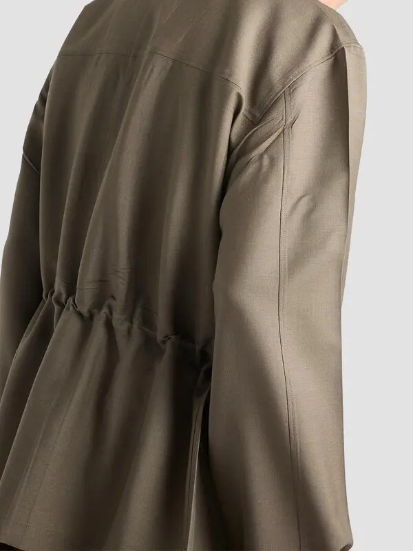 Prada Mohair And Wool Safari Jacket