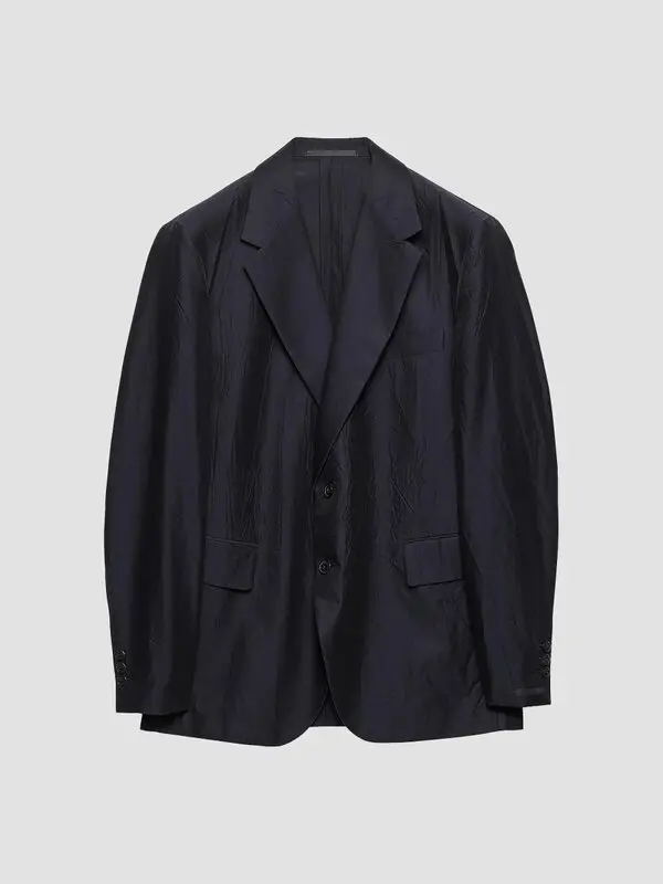 Prada Single-breasted Cotton And Silk Jacket