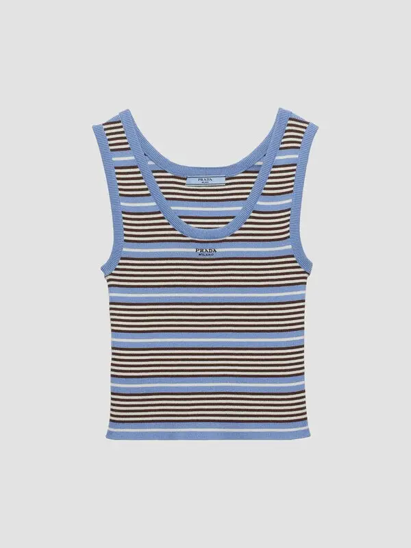 Prada Cotton Knit Tank Top