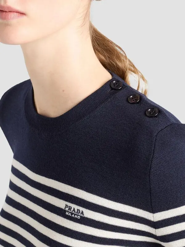 Prada Striped Wool Sweater