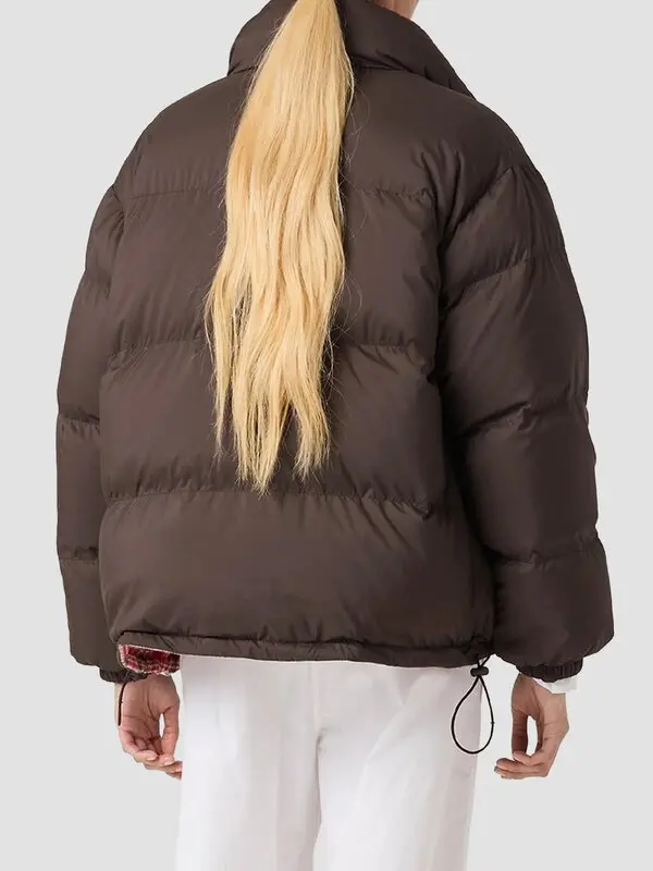 Miu Miu Technical Pongé Reversible Down Jacket