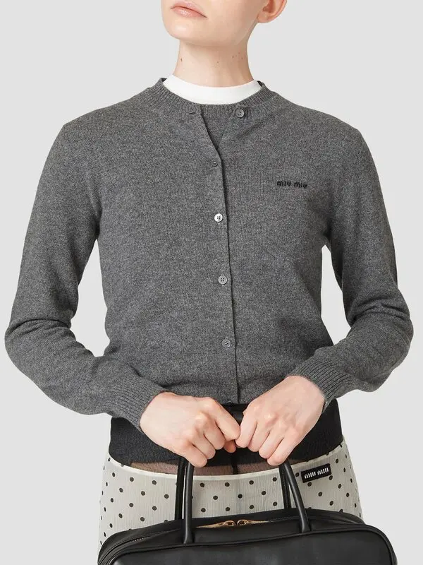 Miu Miu Cashmere Knit Cardigan