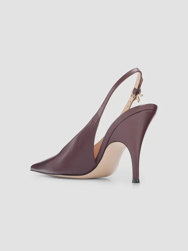 GIANVITO ROSSI Sofia 95mm Slingback Pumps - Royale
