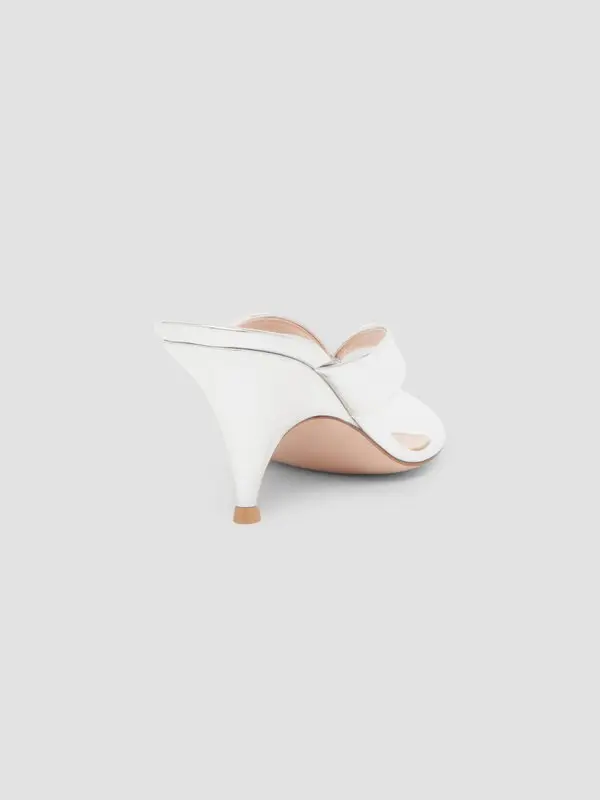 GIANVITO ROSSI 70mm Patent Leather Sandals - Silver