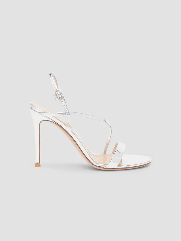 GIANVITO ROSSI 95mm Patent Leather Stiletto Sandals