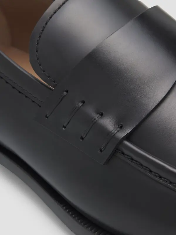 GIANVITO ROSSI Preppy Leather Loafers