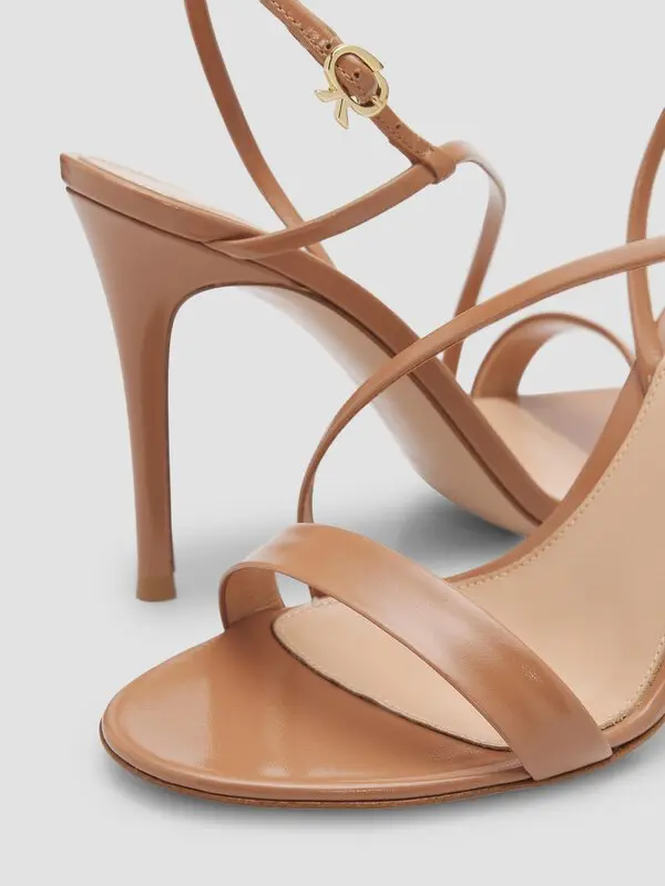 GIANVITO ROSSI 95mm Strappy Leather Sandals