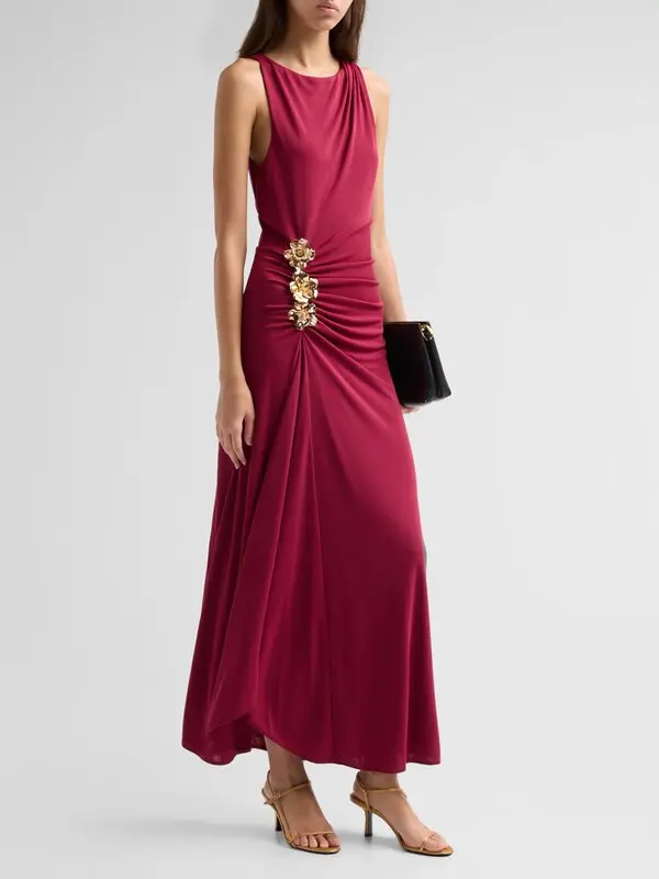 Cinq À Sept Eliro Gathered Maxi Dress