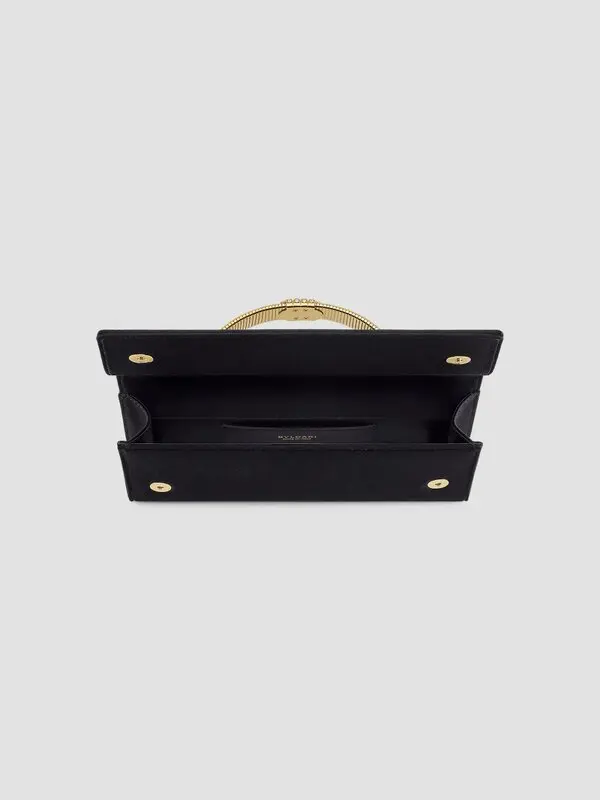 BVLGARI Tubogas Satin Clutch