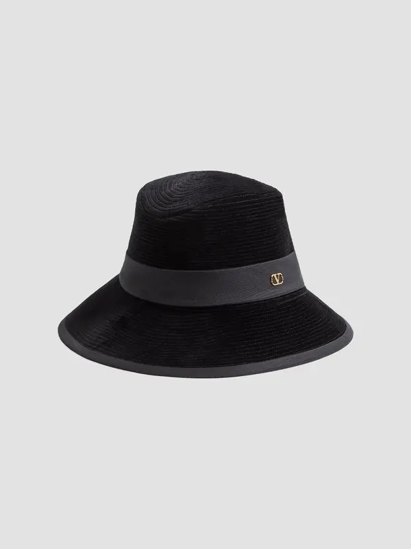 Valentino Garavani Vlogo Signature Cotton Hat