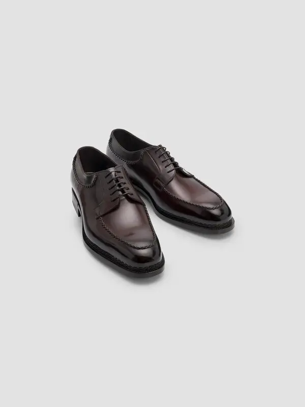 Santoni Fortuna Leather Oxfords