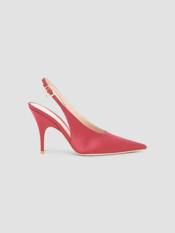 GIANVITO ROSSI Sofia 70mm Satin Slingback Pumps