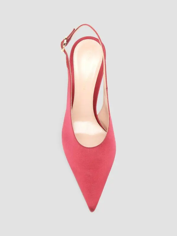 GIANVITO ROSSI Sofia 70mm Satin Slingback Pumps