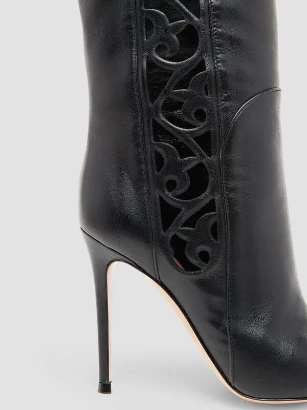GIANVITO ROSSI 105mm Leather Over-the-knee Boots