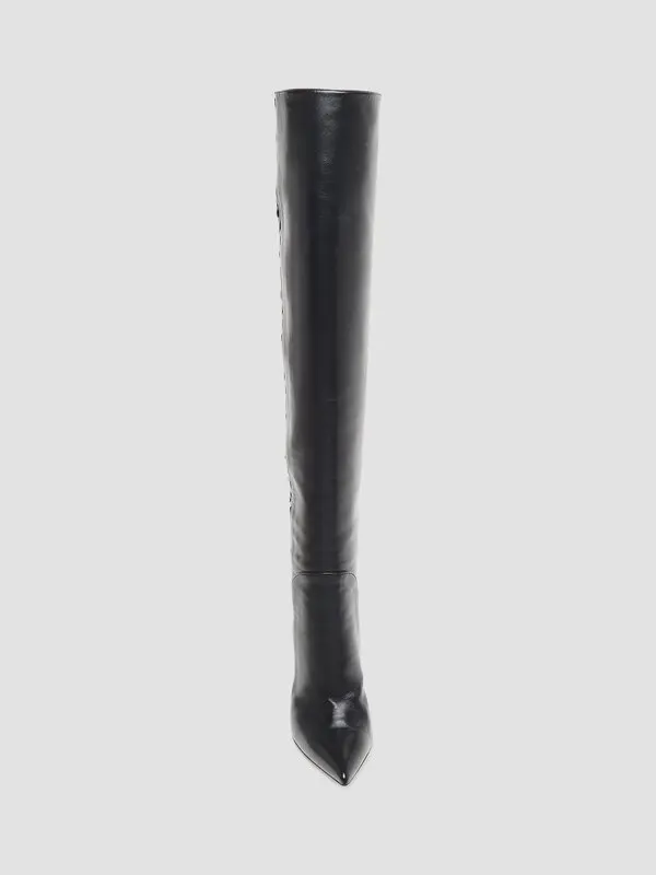 GIANVITO ROSSI 105mm Leather Over-the-knee Boots