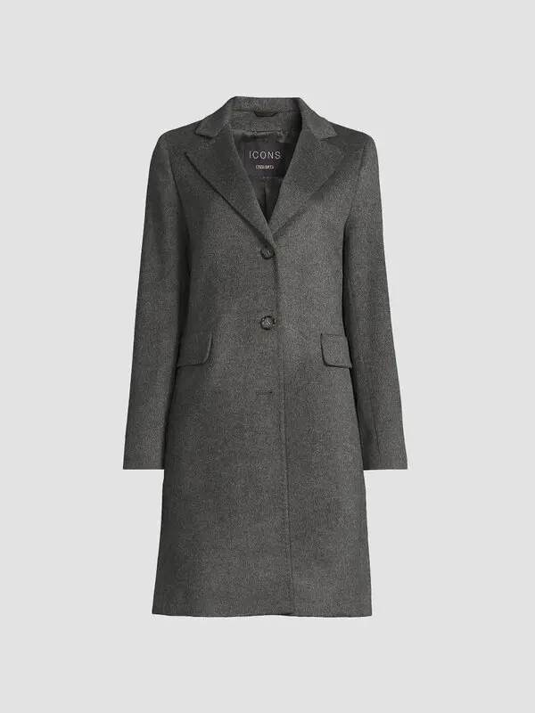 Cinzia Rocca Icons Wool-cashmere Mid-length Coat