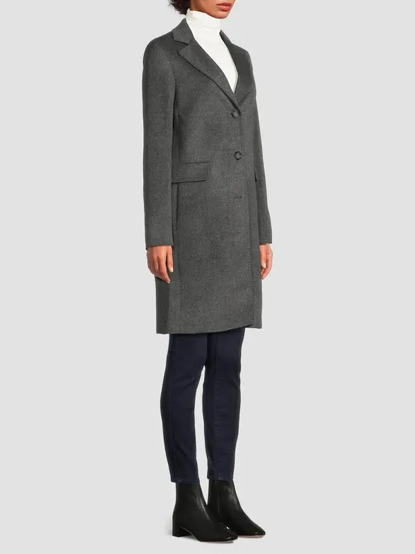 Cinzia Rocca Icons Wool-cashmere Mid-length Coat