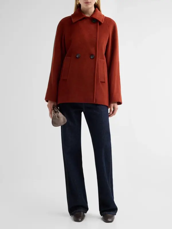 Cinzia Rocca Virgin Wool Double-breasted Jacket