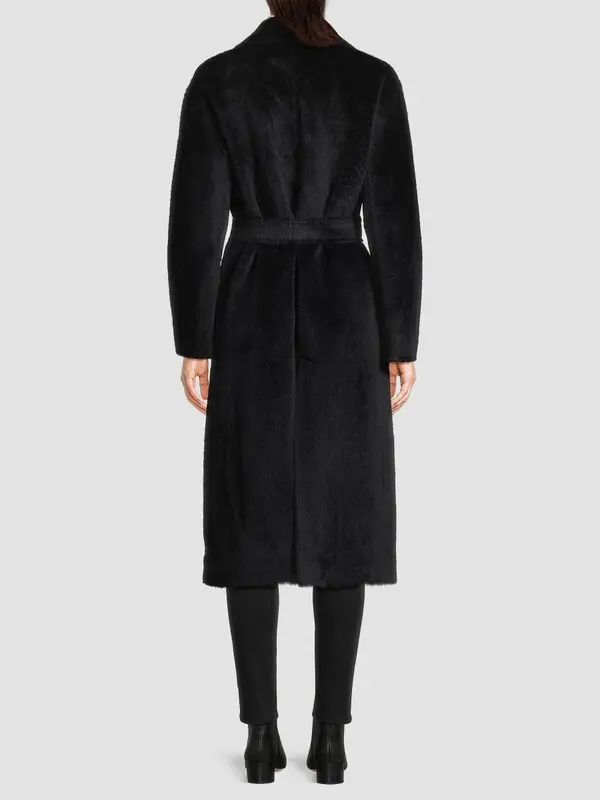 Cinzia Rocca Pressed Alpaca-blend Wrap Jacket