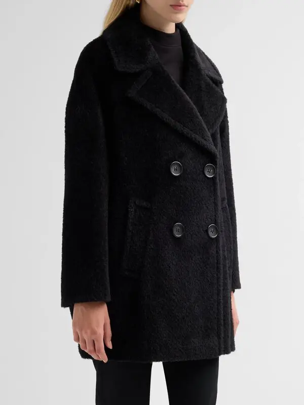 Cinzia Rocca Icons Wool & Alpaca-blend Peacoat
