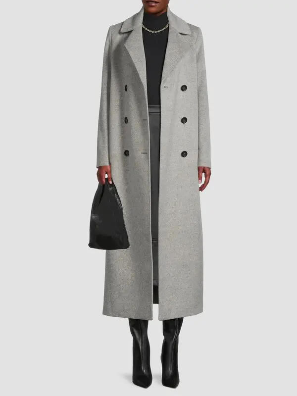 Cinzia Rocca Icons Wool-cashmere Double-breasted Coat