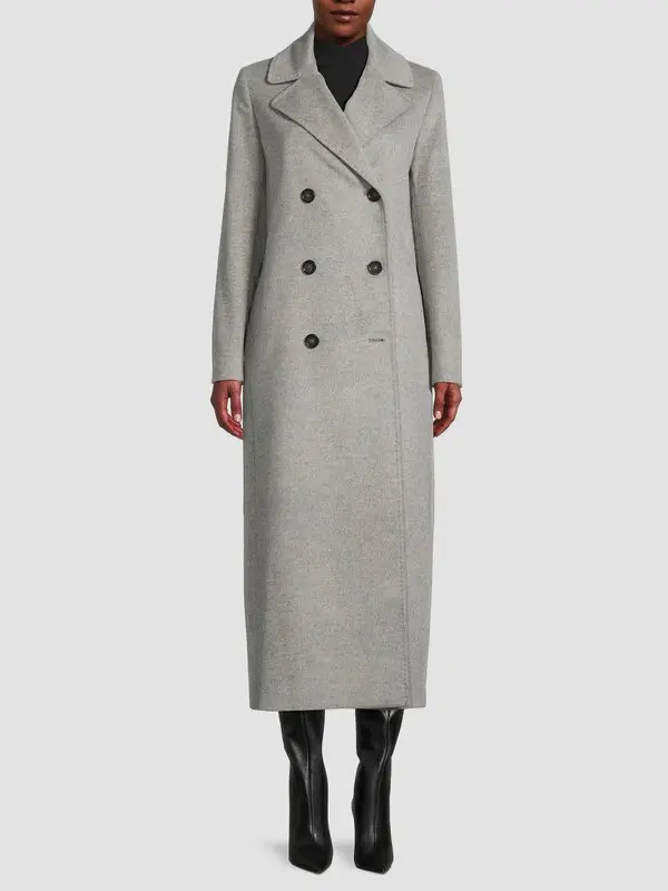 Cinzia Rocca Icons Wool-cashmere Double-breasted Coat