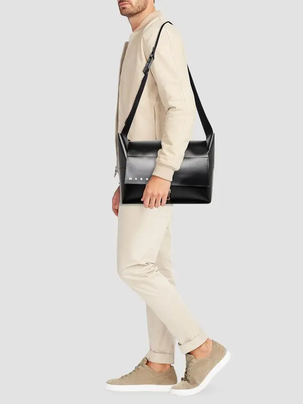 Marni The New Logo Messenger Bag