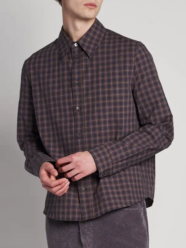 Marni Plaid Cotton Shirt