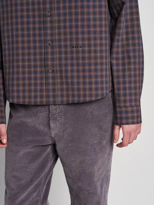 Marni Plaid Cotton Shirt
