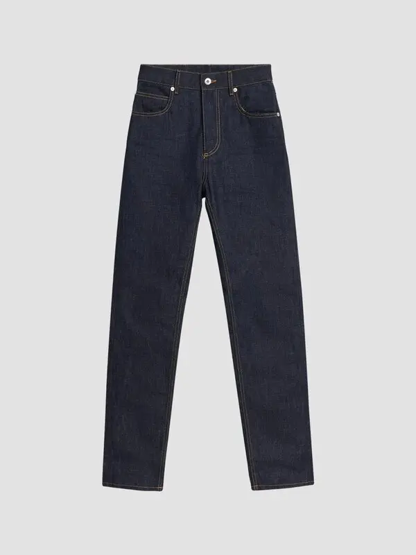 Bottega Veneta Mid-rise Straight-leg Jeans - Indigo