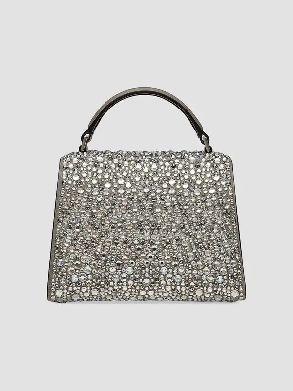 Valentino Garavani Mini Vsling Top Handle Bag With Sparkling Embroidery