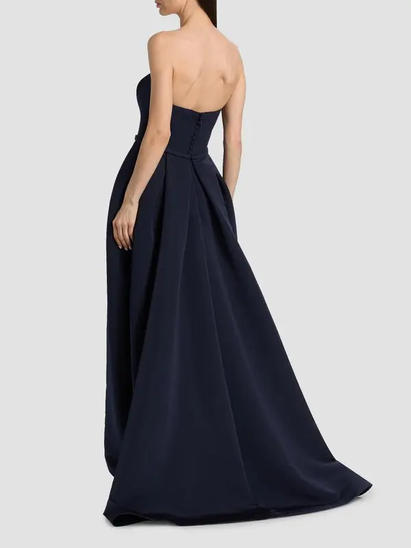 Amsale Strapless Gown