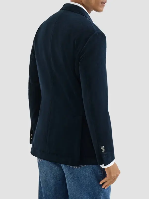 Brunello Cucinelli Corduroy One-and-a-half Breasted Deconstructed Blazer