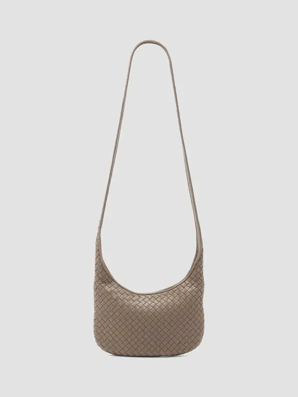 Bottega Veneta Small Veneto Leather Crossbody Bag