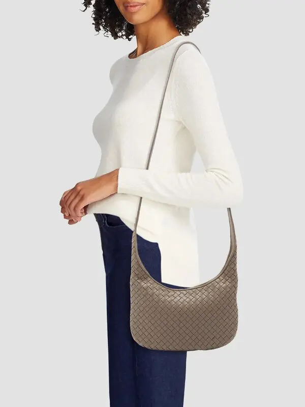 Bottega Veneta Small Veneto Leather Crossbody Bag
