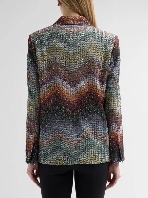 Missoni Textured Chevron Blazer